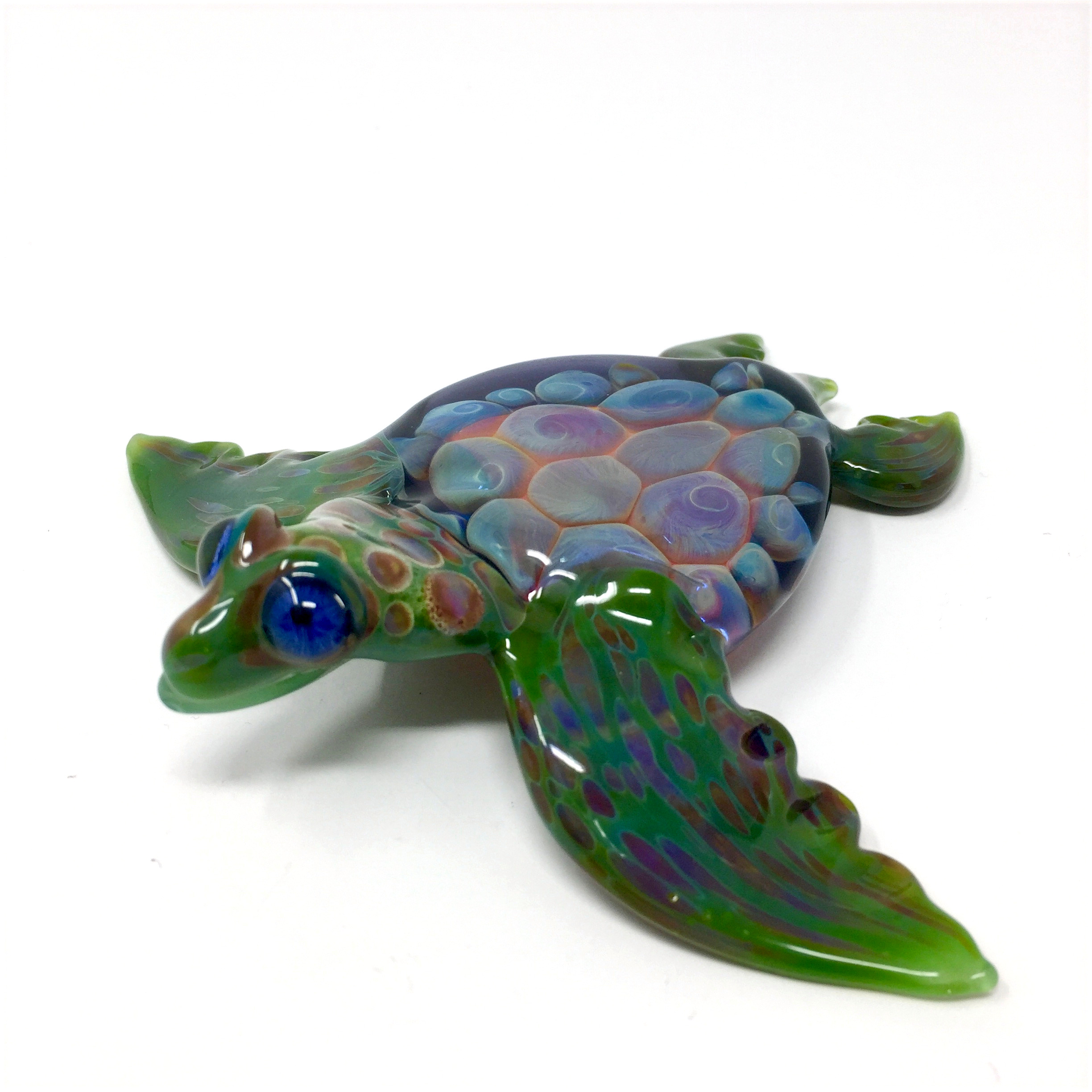 Art & Collectibles Glass Sculptures & Figurines Glass turtle Glass ...