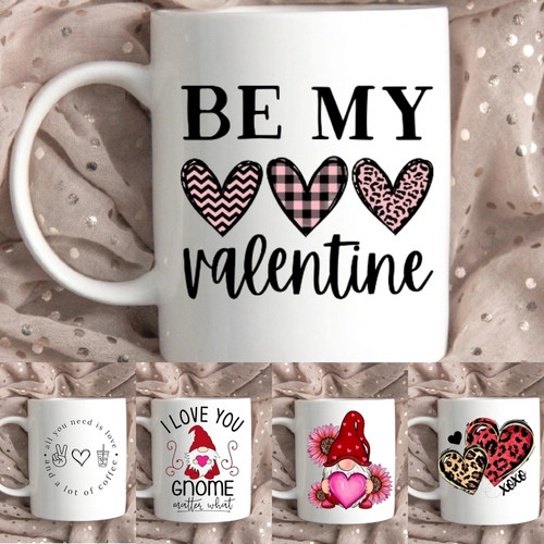 Mok met afbeelding valentijn 2 zijdig | Made by Suraya