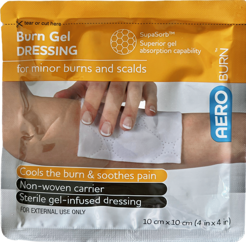 10cm x 10cm Sterile Burn Gel Dressing | MedUK Group Ltd