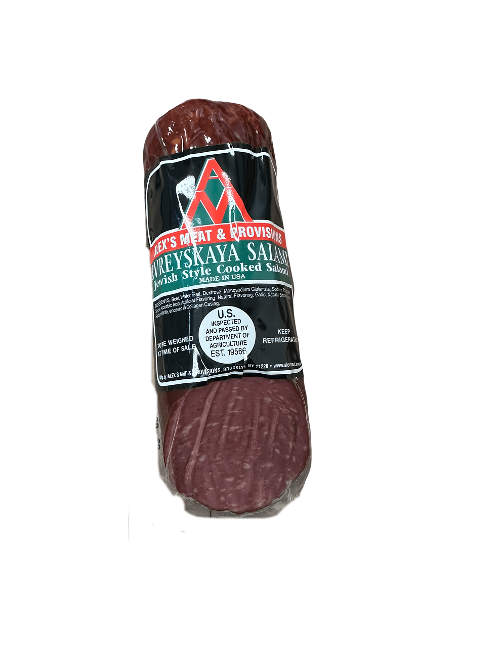 Alex’s meat evreyskaya salami (per lb) | Bemaustin