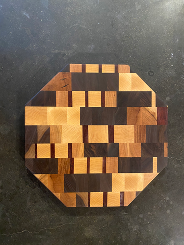 Calico Octagon | Oak & Iron