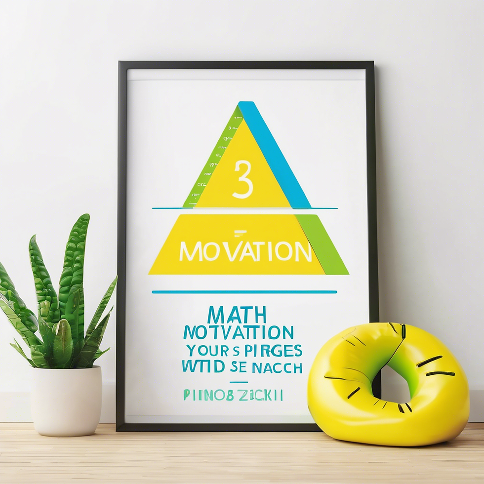 Math Motivation Poster | Gukung Math