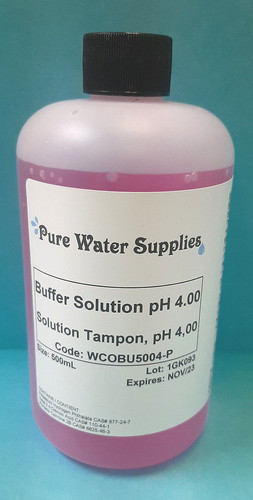BU5004-P, Buffer Solution pH4.00, 500 ml | Pure Water Testing