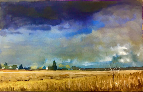 Sapphire and Straw *SOLD* | Lee Steadman