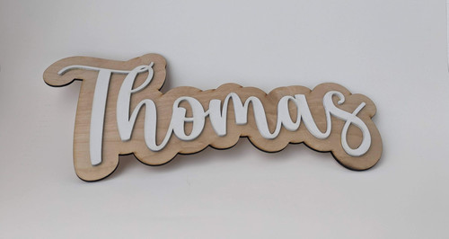 Custom Cursive Nursery Sign | Marezo Designs