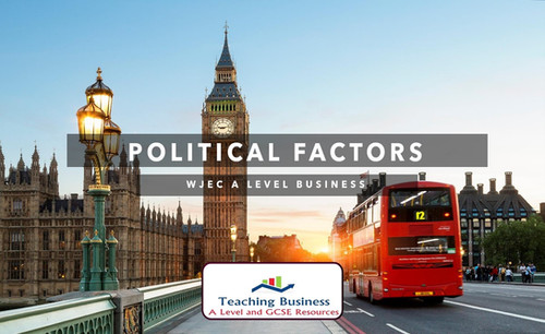 WJEC A Level Business - Political Factors | Teaching Business
