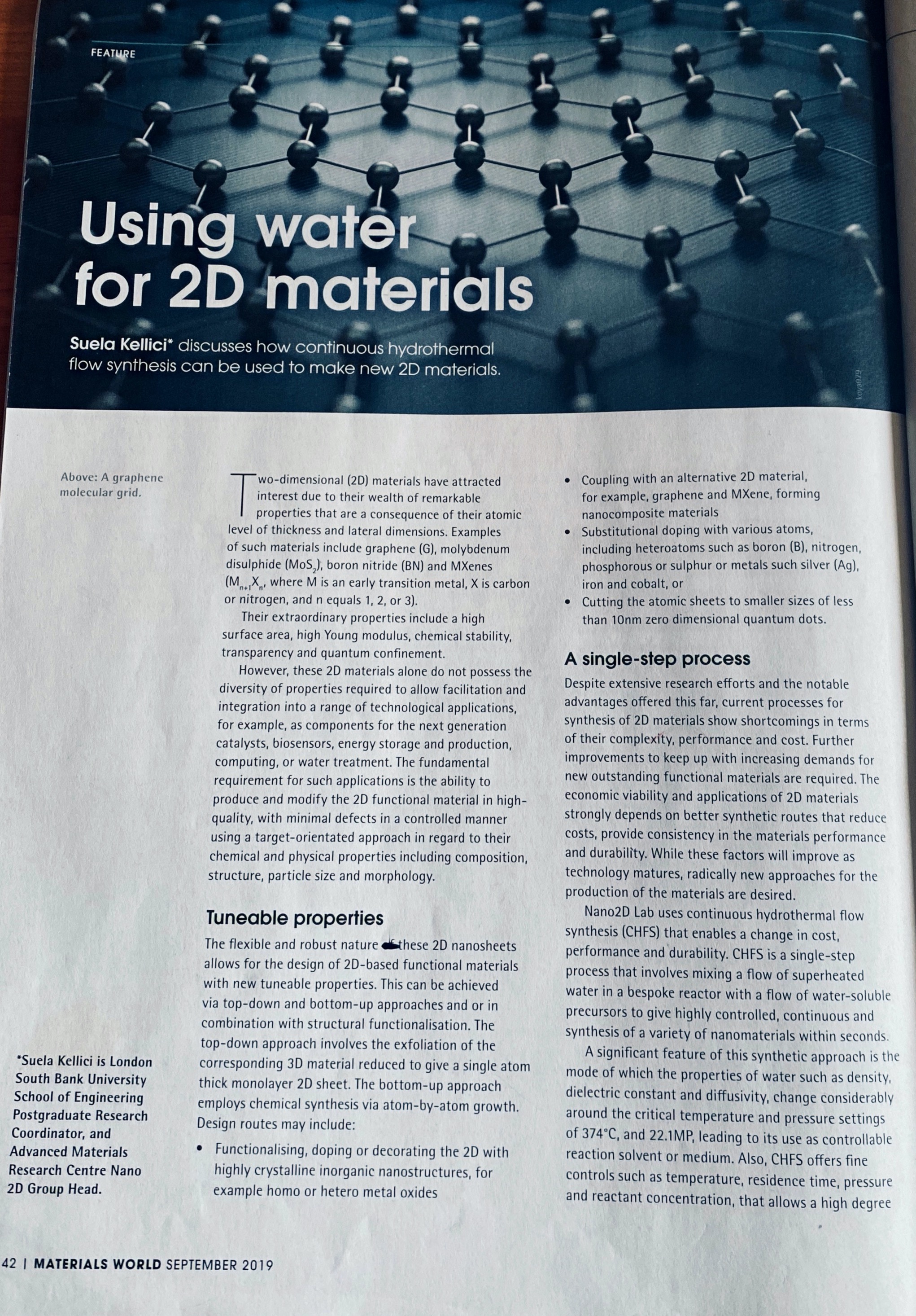 2D materials | London | Nano2D Lab