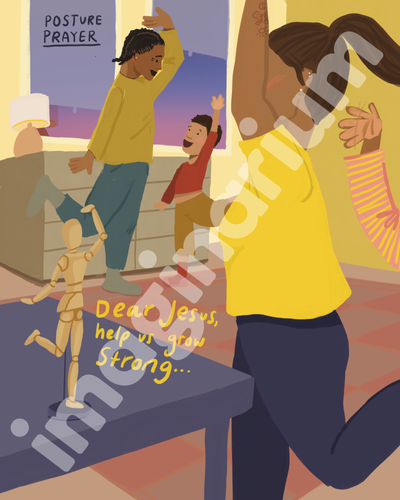 Posture Prayer Poster Digital Download | Imaginarium