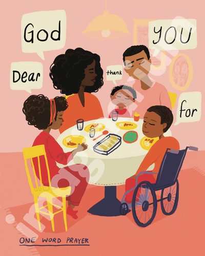 One Word Prayer Poster Digital Download | Imaginarium