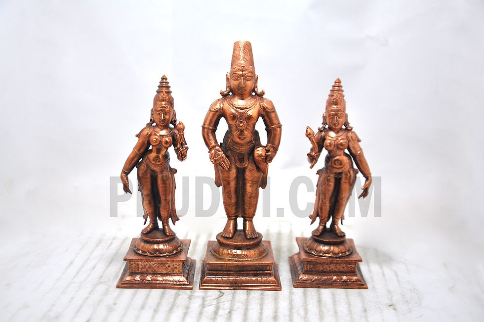 Rukmini Satyabhama sameta Panduranga swamy idols set | Prudwi Arts & Crafts