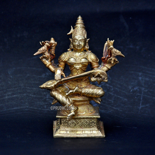 Panchaloha rajashyamala devi idol for home pooja | Prudwi Arts & Crafts