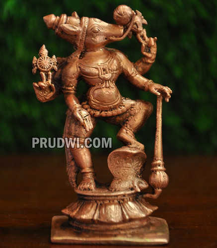 Bhoo Varaha swamy copper idol | Prudwi Arts & Crafts