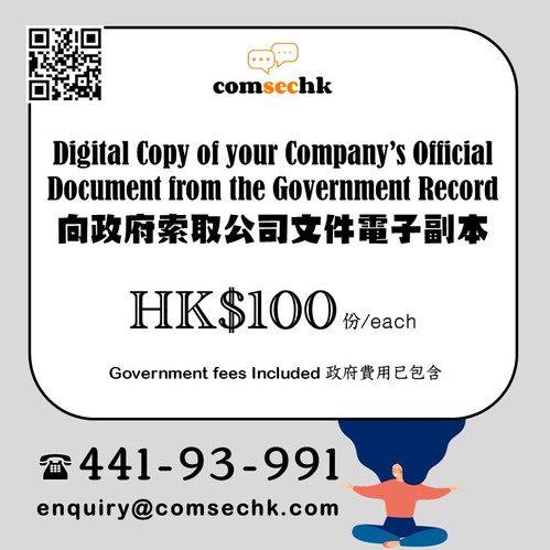 Digital Copy of your Company’s Official Document from the Government ...