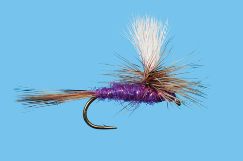 PARACHUTE ADAMS SPARKLE - PURPLE | Kern River Fly Shop