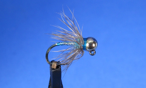 SLIM SHINY SOFT HACKLE BLUE #14 | Kern River Fly Shop