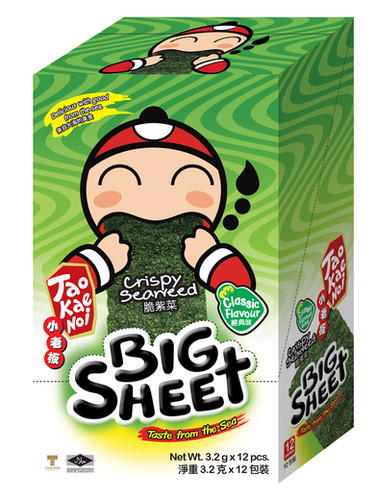 Big Sheet Original 1.35 oz (38.4g- 3.2g x 12 pcs) | TaokaenoiUSA