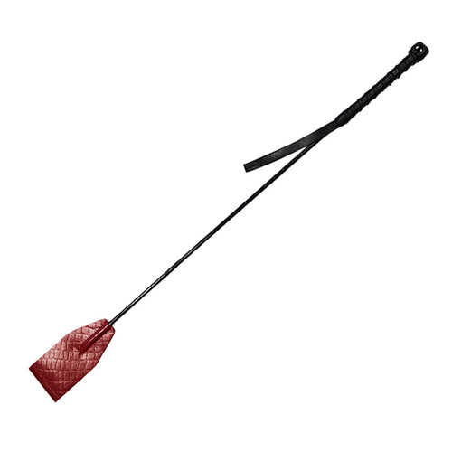 Leather Burgundy Riding Crop | Rouge Group Ltd