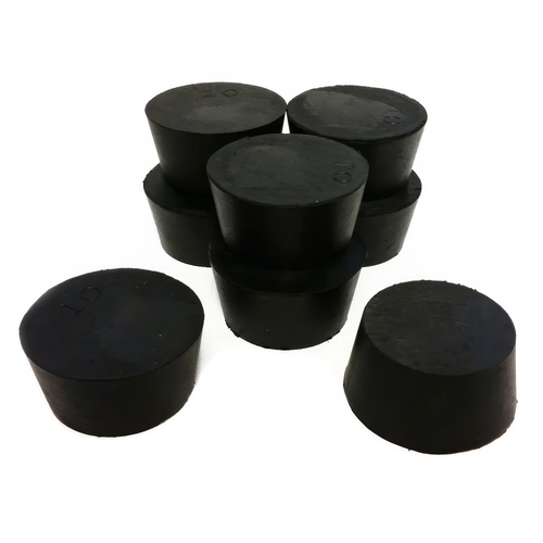 Soft Rubber Stoppers, Solid (Size 10) - 1 lb Pack | Science Outside