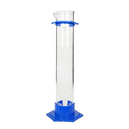 500 ml Graduated Cylinder, Borosilicate Glass Graduated (Pack of 6 ...