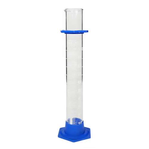 100 ml Graduated Cylinder, Borosilicate Glass Graduated (Pack of 10 ...