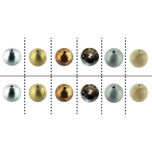 Set of 12 Drilled Balls with Container | Science Outside