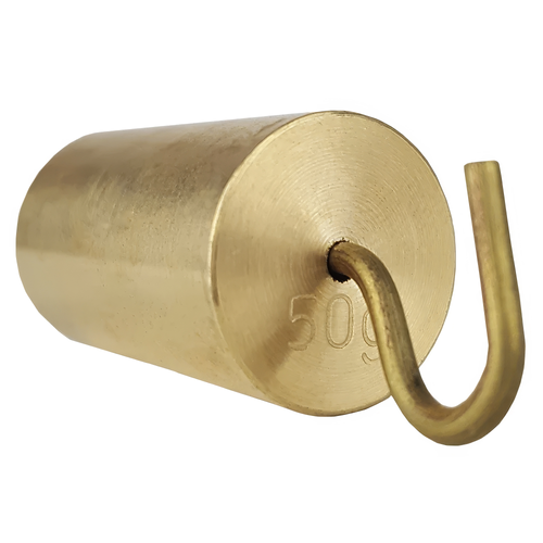 Hooked Brass Weight, 50 grams (Pack of 10) | Science Outside