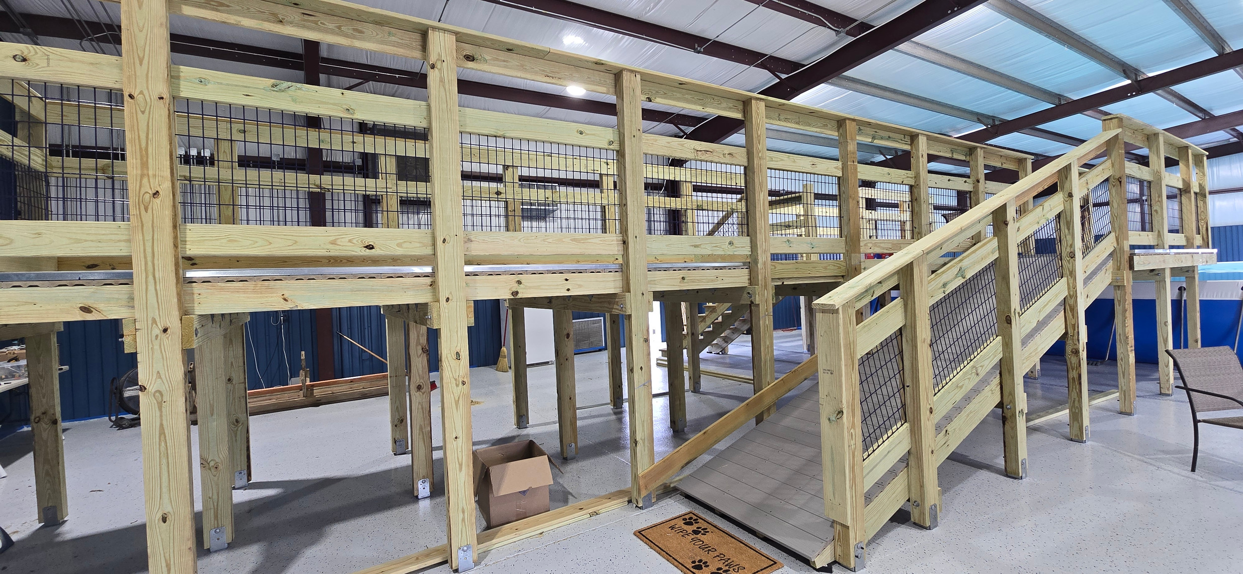 The Excitement Builds: Dock Diving Deck Nears Completion at Mill Pond ...