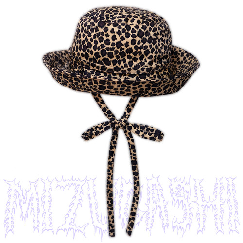 MIZUGASHI RIBBON HAT [leopard] | mizugashi