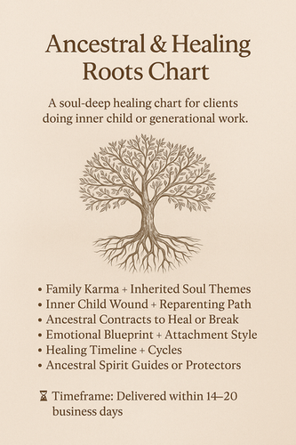 Ancestral & Healing Roots Chart | Moonstone Wellness