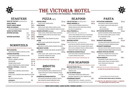 Port MacDonnell Restaurant | Victoria Hotel Port MacDonnell | South ...