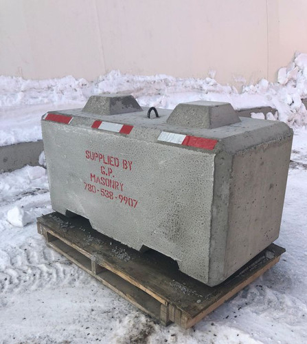 Single Pour Mega Block with Forklift Holes | GP Masonry Supply