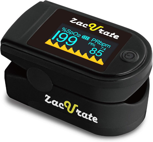 Zacurate Pro Fingertip Pulse Oximeter Blood Oxygen Saturation Monitor ...
