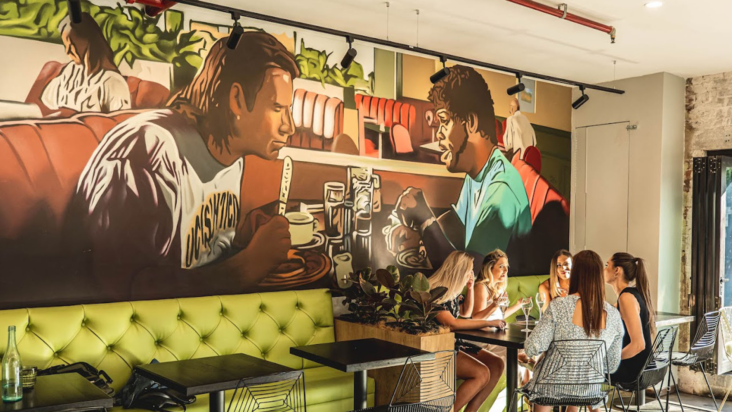 Cafe Graffiti Mural | Sydney Artist Hire | Urban Art Australia