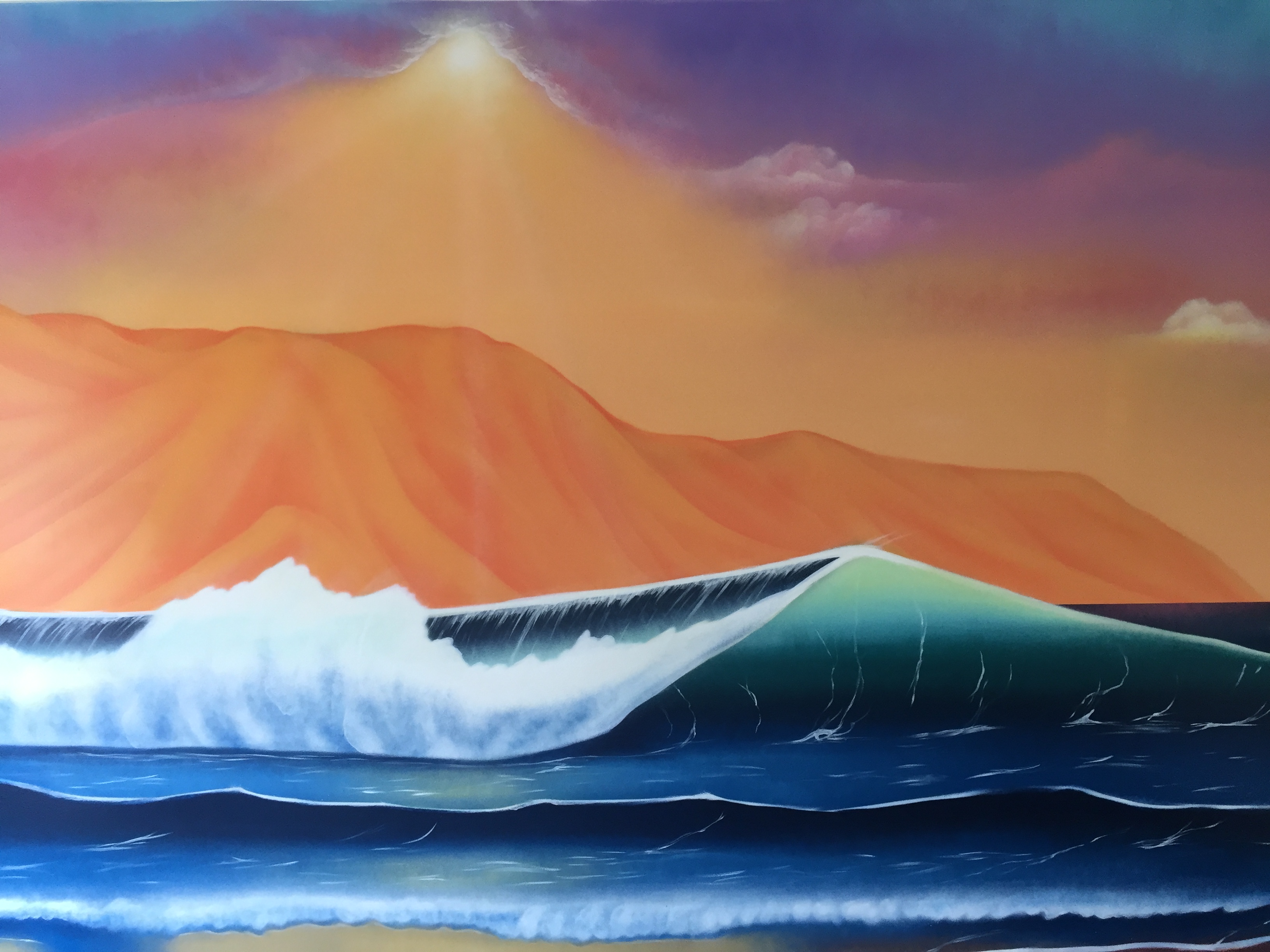 Ocean Wave Seascape | Murals & Street Art | Urban Art