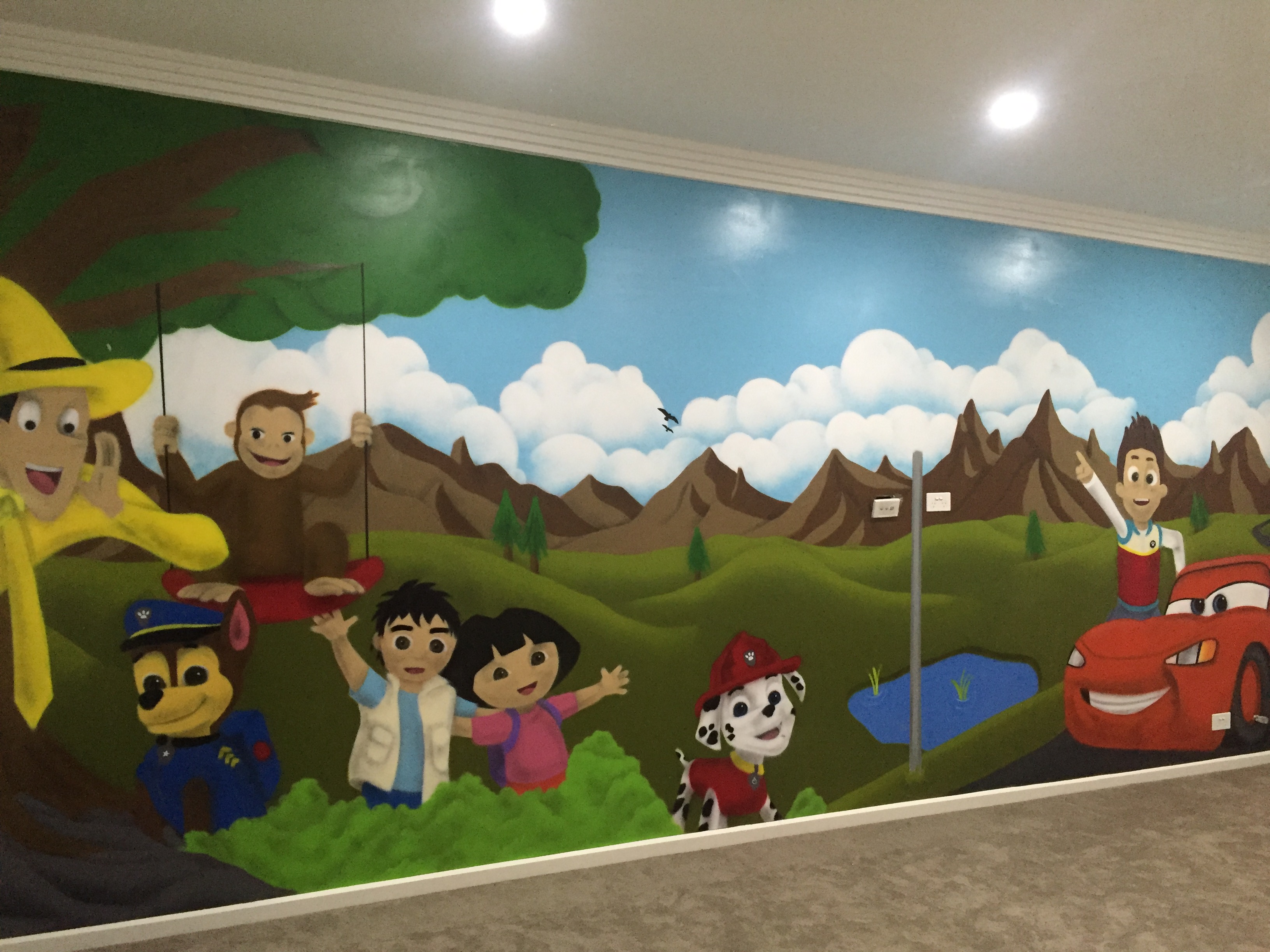 Kids Cartoon Playroom | Murals & Street Art | Urban Art