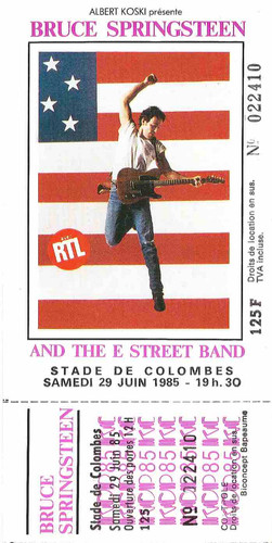 BRUCE SPRINGSTEEN AND THE E-STREET BAND - PARIS - TOUR 1985 ...