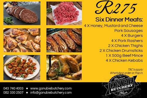 Six Dinner Meats | Gonubie Butchery