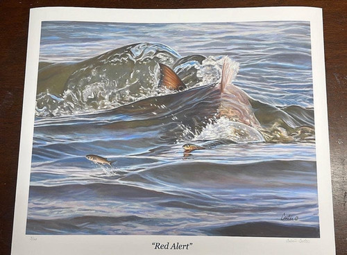 "Red Alert" 17"x20" | Calvin Carter Art