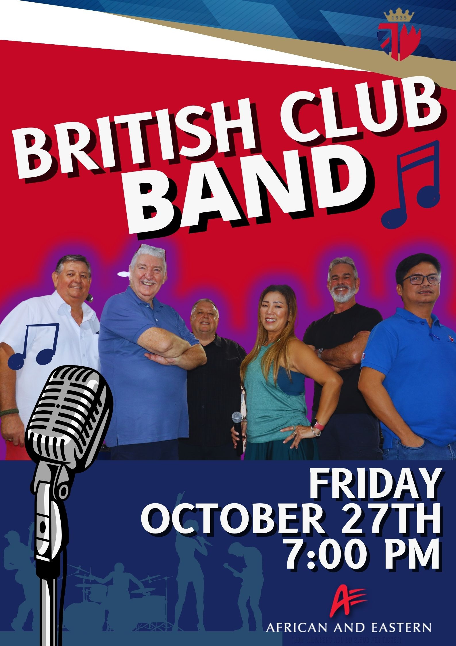 Live Music - British Club Band | British Club Bahrain