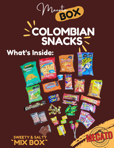 MecatoBox: Colombian Sweet & Salty Snacks Mixy Box - Variety Pack Gift ...