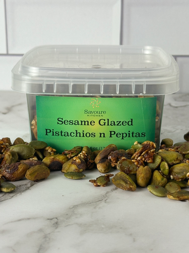 Sesame Glazed Pistachios n Pepitas | Savoure Kitchen