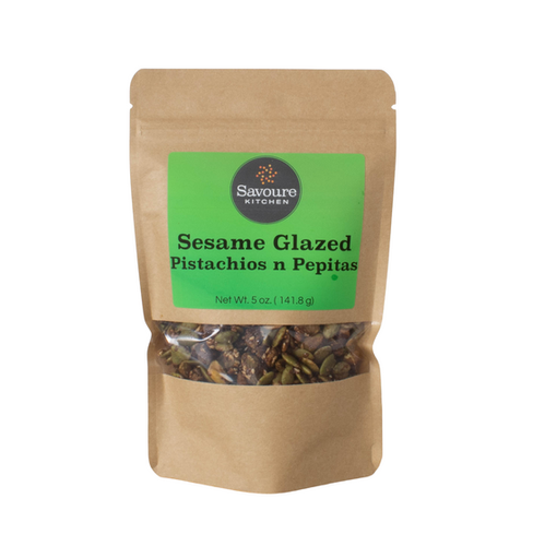 Sesame Glazed Pistachios n Pepitas | Savoure Kitchen