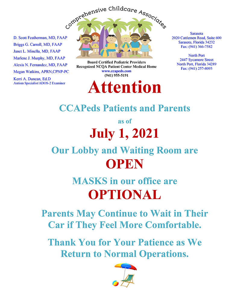 Resuming Normal Operations July 1st, 2021!