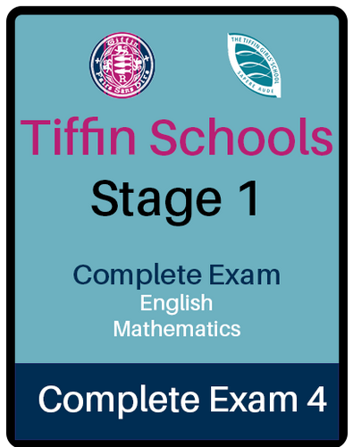 Tiffin Schools - Stage 1 - Exam Pack 4 | Pass the paper