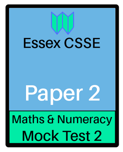 Essex CSSE Paper 2, Maths & Numeracy #2 | Pass the paper