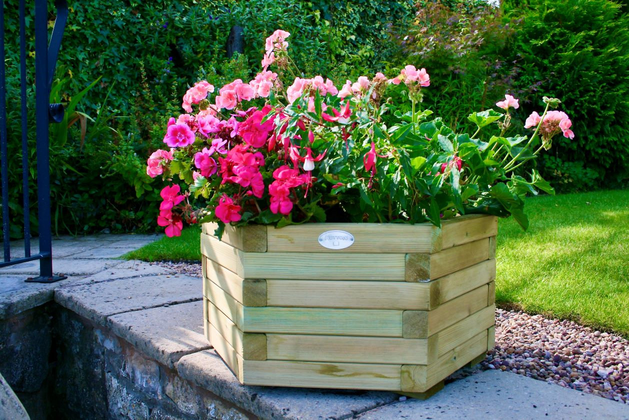 Hexagonal Garden Planters | Blamphayne Sawmills