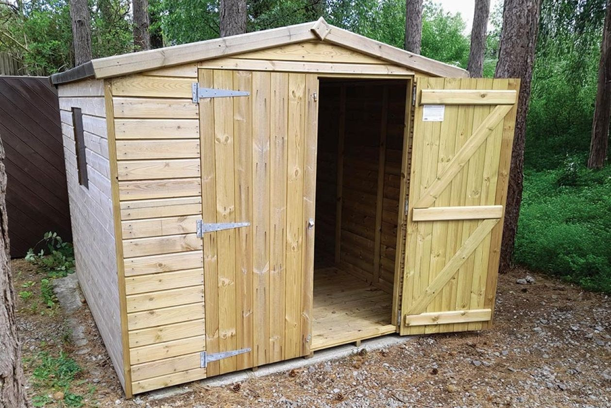 8′ x 8′ Apex shed with Double Doors | Blamphayne Sawmills
