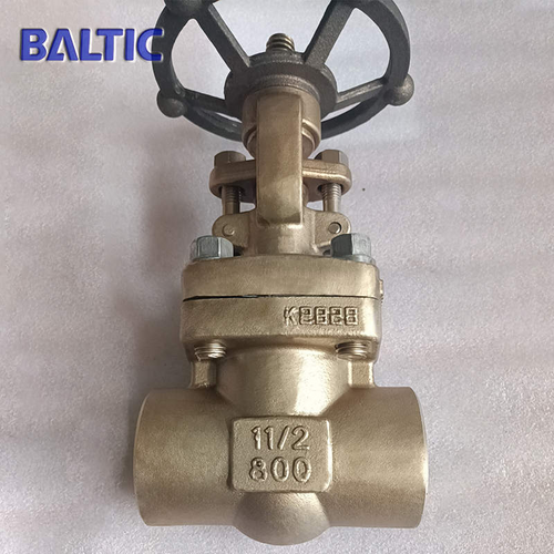 Válvula de compuerta ASTM B150 C63200, 1-1/2 pulgadas, CL800, API 602 ...