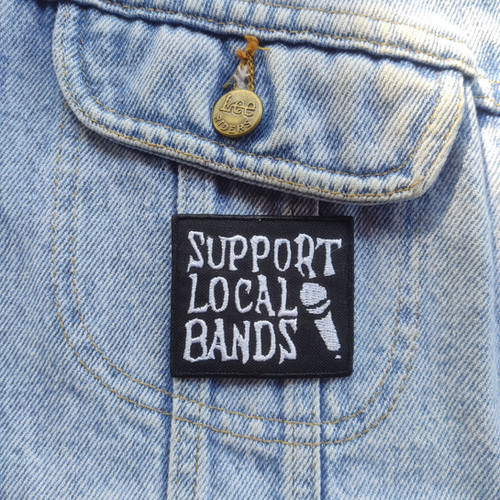 Support Local Bands - Patche Bordado com Termocolante | Cabra Da Patches