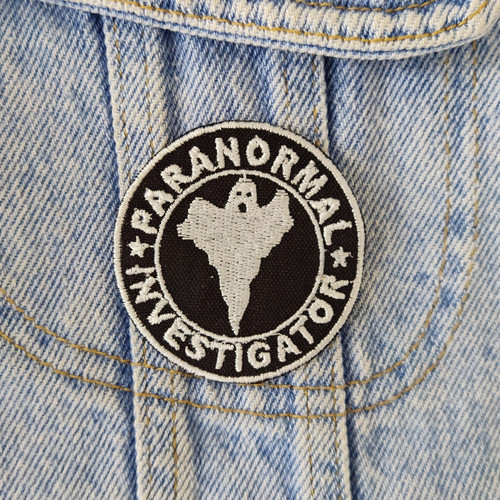 Paranormal Investigator - Patche Bordado com Termocolante | Cabra Da ...